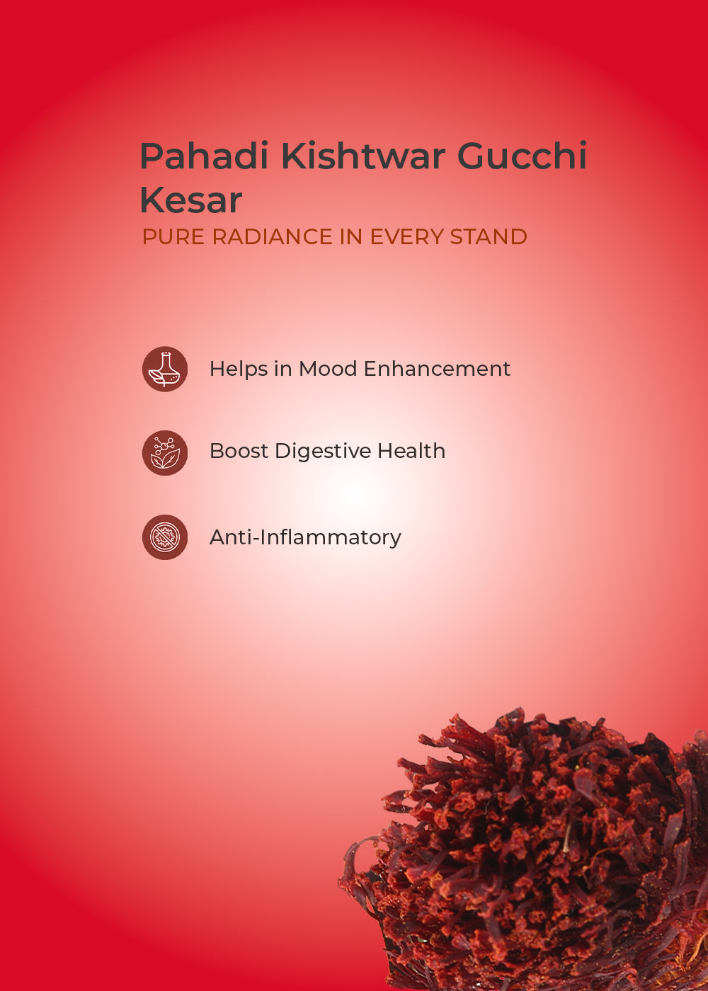 Pure Kishtwar Gucchi Kesar: Authentic Kashmiri Saffron - Pahadi Amrut